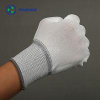 China Carbon Fiber PU ESD Anti-Static Gloves 20-23cm Length 0.9-1.0mm Thickness for Electronics Assembly for sale