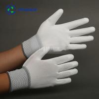 China ESD Antistatic Fabric Cleanroom Gloves with 0.9-1mm Thickness and 20-23cm Length for Electronic Assembly for sale