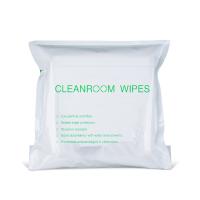 China Laser Cut Cleanroom Polyester Wipes 9 Inch With Customised Logo for sale