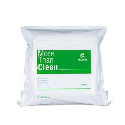 China 195gsm Cleanroom Microfiber Wipes 9x9 Inch Lint Free Laser Sealed for Electronics for sale