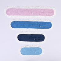 China ESD Cleanroom Microfiber Mop 1000-10 Class High Water Absorption 360 Degree Rotating for sale