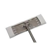 China ISO 5-9 Cleanroom Mops 100% Polyester Steel Frame 5x16in ESD Autoclavable for sale