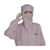 China Blue Anti-static Cleanroom Coverall ESD Workwear 10^6-10^7 Ohms for 100-1000 Level Environments for sale