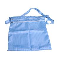 China ESD Anti-static Polyester Cleanroom Bag 3 Layers Ziplock Blue 42x38.5cm for sale