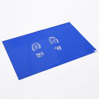 China 18x36 Inch Cleanroom Sticky Mat - 30 Layer LDPE Dust Control Pad with Blue/White Color Options for Pharmaceutical & Aerospace for sale