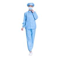 China ESD Cleanroom Coverall Anti-Static Uniform with Integrated Boots - Sizes XS to 4XL, Polyester Conductive Fabric for sale