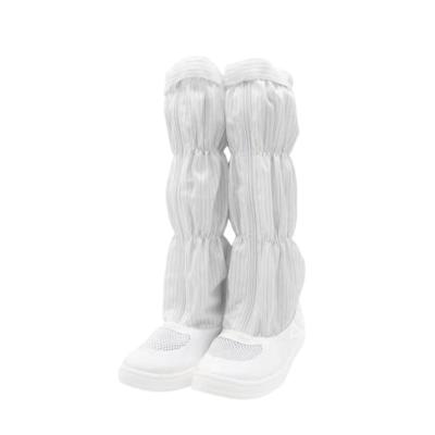China Cleanroom Anti-Static ESD Work Boots 10^7Ω-10^9Ω Resistance with Anti-Slip Chemical Resistant Design for sale