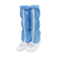 China Cleanroom Anti-Static ESD Work Boots 10^7Ω-10^9Ω Resistance with Anti-Slip Chemical Resistant Design for sale