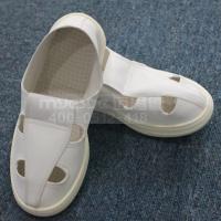 China ESD Protection Cleanroom Shoes 10⁶-10⁹ Ohm Anti-Static with PU Sole, Sizes 34-50 for Electronics Industry for sale