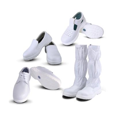 China ESD Steel Toe Safety Shoes with RTG < 35MΩ for Clean Rooms - Sizes 220-300mm for sale