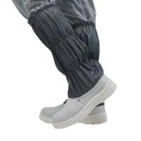 China White Mesh ESD Booties with PU Outsole - Anti-static Safety Shoes for Cleanroom & Electronics Manufacturing for sale