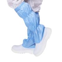 China ESD Safety Booties with Static Dissipative PVC Outsole - ANSI/ESD Compliant Cleanroom Footwear in 13 US Sizes for sale