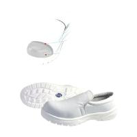China ESD Approved Cleanroom Antistatic Safety Shoes with Steel Toe - Model H-3521 Unisex PU Construction for sale