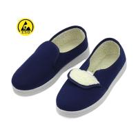 China ESD Safety Work Shoes - Cotton Canvas Anti-static Footwear with 0.36kg Weight for Cleanroom & Electronics Industry for sale