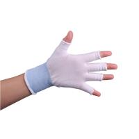 China 13 Gauge Nylon Half-Finger Glove Liners 2mm Thickness for Cleanroom Use - 12 Pairs/Pack for sale