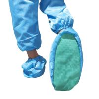 China Reusable Antistatic Shoe Protectors ESD Cleanroom Footwear Anti Skid 31cm Length for sale