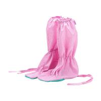 China ESD Reusable Washable Antistatic Anti Skid Cleanroom Boots Covers 18 inch 31cm for sale