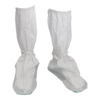 China Anti Skid ESD Antistatic Reusable Washable Safety Cleanroom Boots Covers 31cm Length for sale