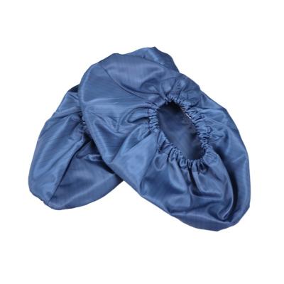 China ESD Anti Static Reusable Washable Polyester Cleanroom Overshoes Size 36-46 for sale
