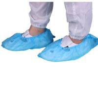China Anti Skid Reusable Washable ESD Cleanroom Anti Static Shoe Covers 31cm 33cm for sale