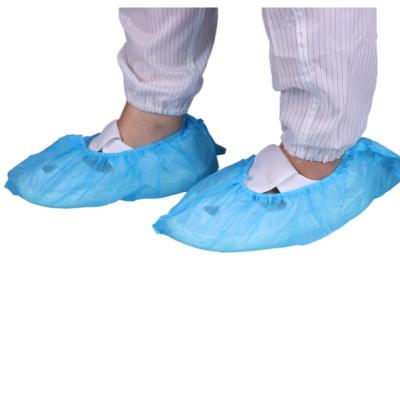 China Anti Skid Reusable Washable ESD Cleanroom Anti Static Shoe Covers 31cm 33cm for sale