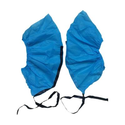 China Disposable Nonwoven ESD Cleanroom Shoe Covers Anti Skid 40x15cm PP for sale