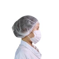 China ESD Cleanroom Cap with 10⁶-10⁹ Ω Resistance - Polyester Anti-Static Headwear for Electronics & Pharma for sale