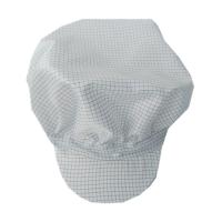 China ESD Cleanroom Cap Blue Dust Free Anti-static Cap 106Ω~109Ω for Electronics Pharmaceutical Food Processing for sale