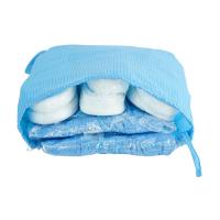 China ESD Antistatic Cleanroom Bag 42x38.5cm Washable Polyester Drawstring Cloth Bag for sale