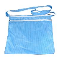 China ESD Cleanroom Ziplock Fabric Bag Anti-static with Zipper 380mm x 380mm for sale