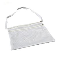 China ESD Cleanroom Ziplock Fabric Bag Anti-static with Zipper 380mm x 380mm for sale