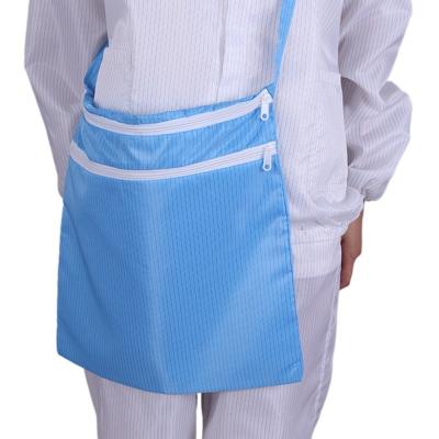 China ESD Anti-static Lint Free Fabric Bag 380mm x 380mm Ziplock Cleanroom Polyester Bag with Zipper for sale