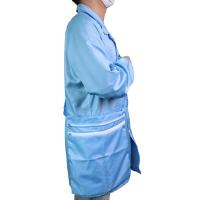 China ESD Anti-static Lint Free Fabric Bag 380mm x 380mm Ziplock Cleanroom Polyester Bag with Zipper for sale