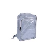 China ESD Antistatic PVC Cleanroom Backpack 15.7 inch Transparent Industrial Bag for sale