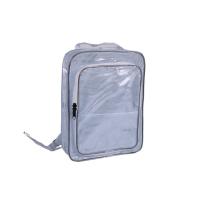 China ESD Anti-Static Clear Grid Backpack 15.7 Inch Waterproof PVC for Clean Room for sale