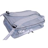 China ESD Anti-Static Clear Grid Backpack 15.7 Inch Waterproof PVC for Clean Room for sale