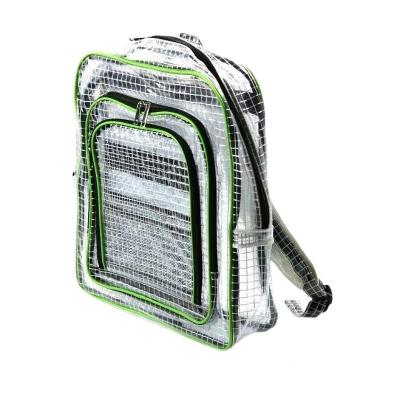 China ESD Anti Static PVC Clean Room Tool Bag 40cm Adjustable Grid Backpack for sale