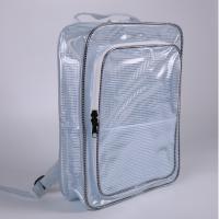 China ESD Cleanroom PVC Backpack 40cm x 30cm x 8cm Anti-Static Transparent Bag for Electronics for sale