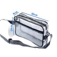 China ESD Antistatic Cleanroom PVC Tool Bag 40x30x8cm Transparent Zipper Thicken for sale
