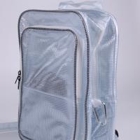 China ESD Antistatic Cleanroom PVC Tool Bag 40x30x8cm Transparent Zipper Thicken for sale