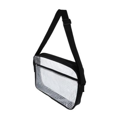 China ESD Anti Static Clear PVC Shoulder Bag 40cm x 30cm Cleanroom Engineer Tool Bag for sale