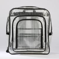 China ESD Anti Static Clear PVC Shoulder Bag 40cm x 30cm Cleanroom Engineer Tool Bag for sale