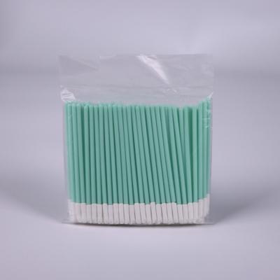 China Cleanroom PU Foam Swab 3mm Slanted Tip Lint Free Solvent Cleaning Sponge Swab for Precision Equipment for sale