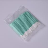 China Cleanroom PU Foam Swab 3mm Slanted Tip Lint Free Solvent Cleaning Sponge Swab for Precision Equipment for sale