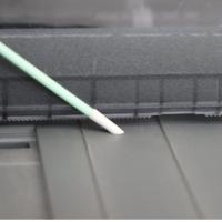 China Cleanroom PU Swab 3mm Head Width Lint Free Foam Solvent Swab for Precision Cleaning for sale