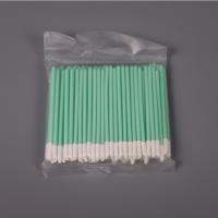 China Cleanroom PU Foam Swab 3mm Slanted Tip Lint Free Printer Cleaning High Density for sale