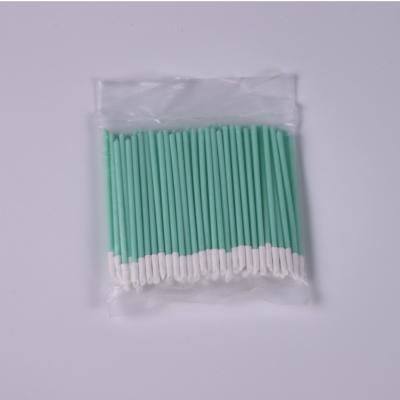 China Black PP Stick PU Foam Cleaning Swab for Liquid Absorption and Removal Detailing for sale