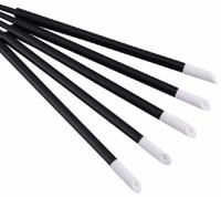 China Black PP Stick PU Foam Cleaning Swab for Liquid Absorption and Removal Detailing for sale