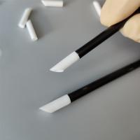 China Black PP Stick PU Foam Cleaning Swab for Liquid Absorption and Removal Detailing for sale