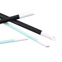 China Cleanroom PU Foam Swab 3mm Slanted Tip Polypropylene Stick Lint Free for Precision Cleaning for sale